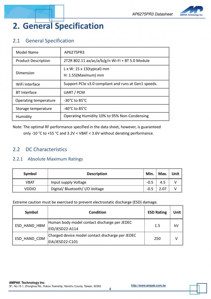AP6275PR3 datasheet page 7