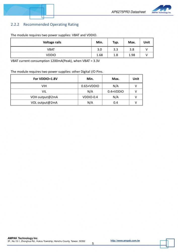 AP6275PR3 datasheet page 8