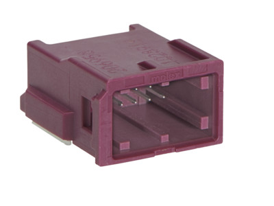 ConnTAK50 Header, Dual Row, Right-Angle, Surface Mount, 10 Circuits / 8 Circuits Usable, Key B, Natural