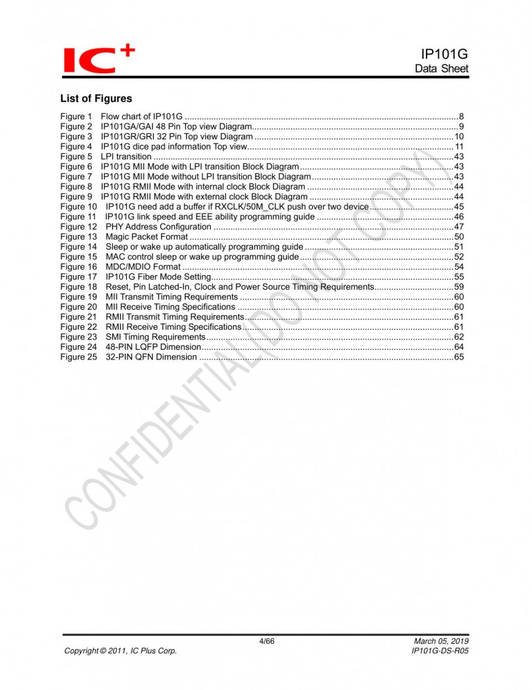 IP101G datasheet page 4