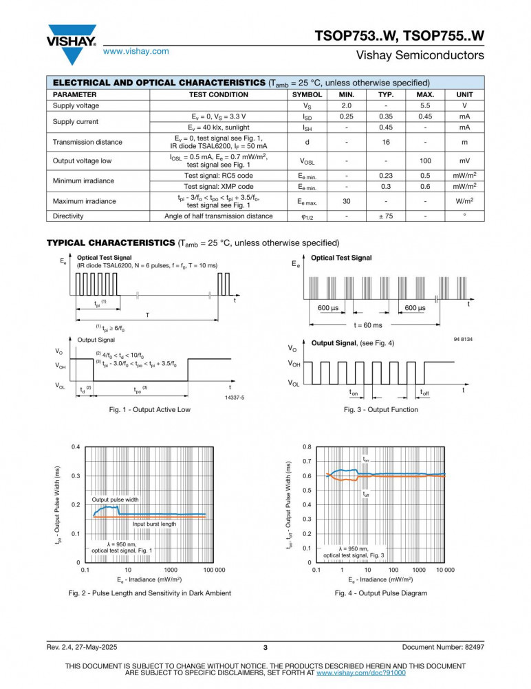 TSOP75338WTT technical document page 3