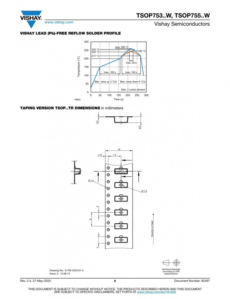 TSOP75338WTT technical document page 8