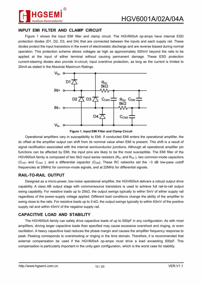 HGV6004AIM/TR datasheet page 10