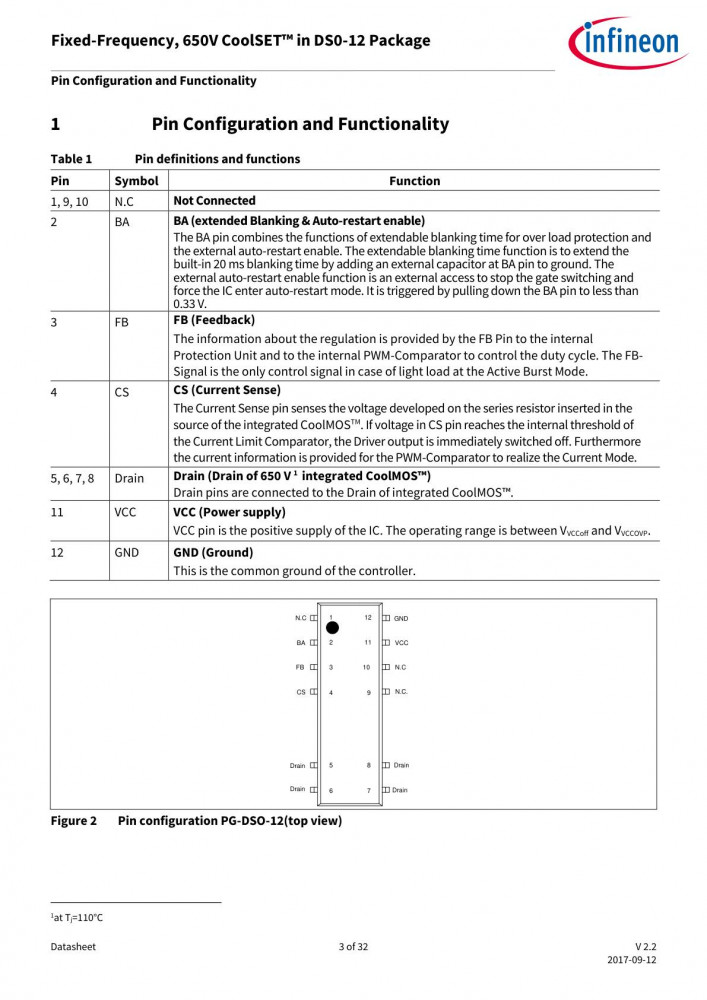 ICE3BR4765JG datasheet page 3