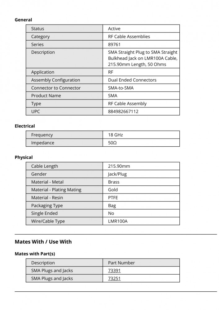 MOLEX 897618980 product drawing page 2