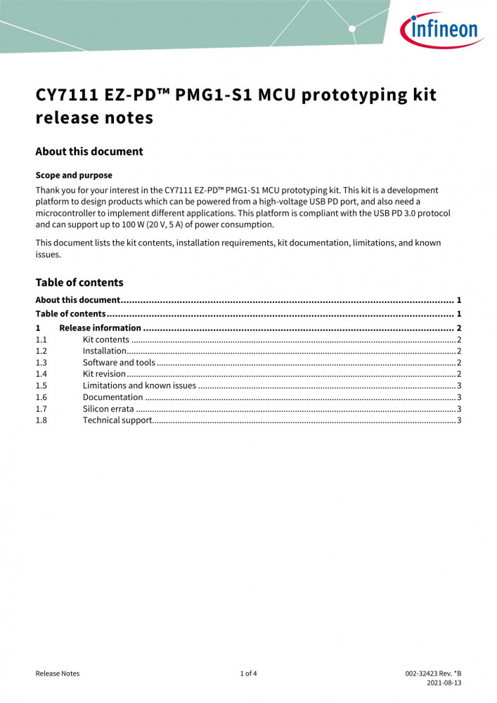 CY7111 document page 1