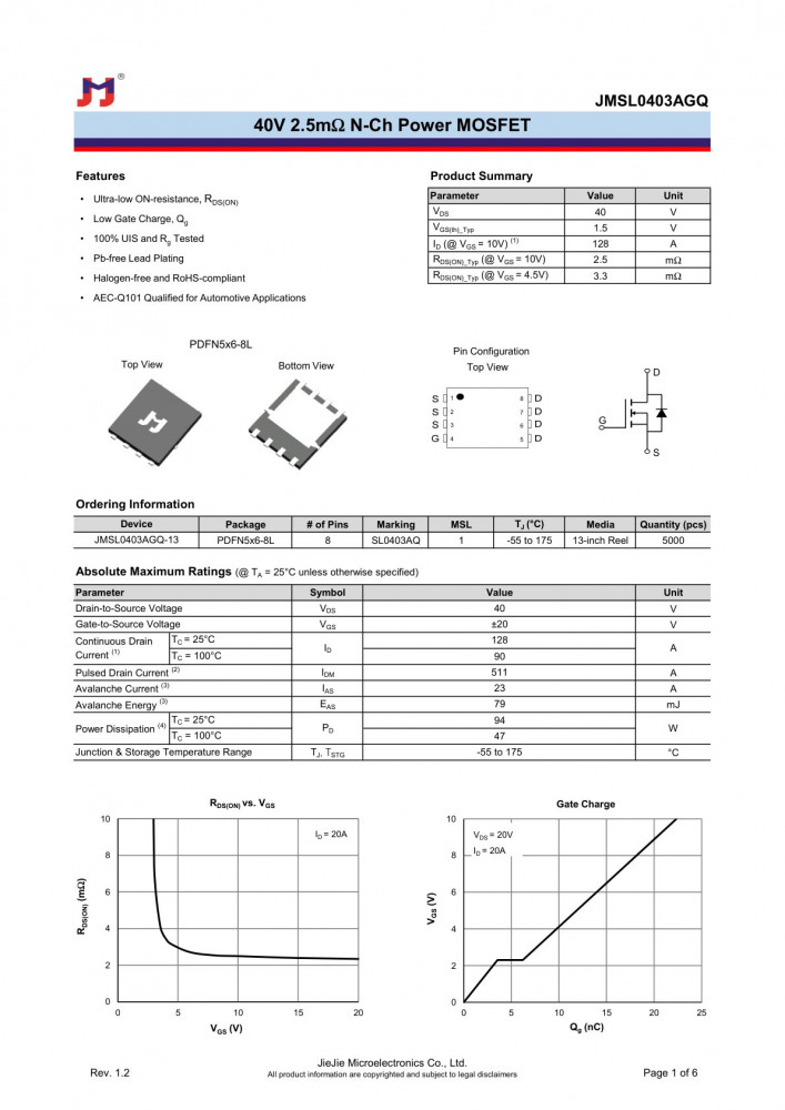 JMSL0403AGQ-13 datasheet page 1