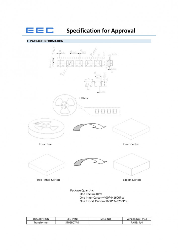 ST06B07A0 package information page
