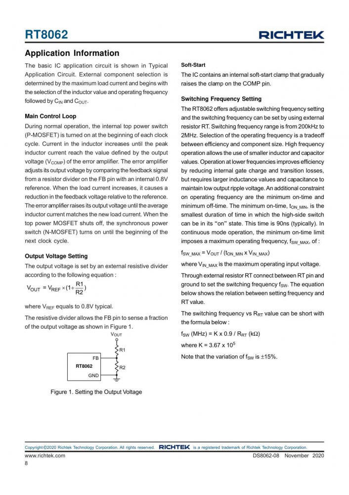 RT8062 datasheet page 8