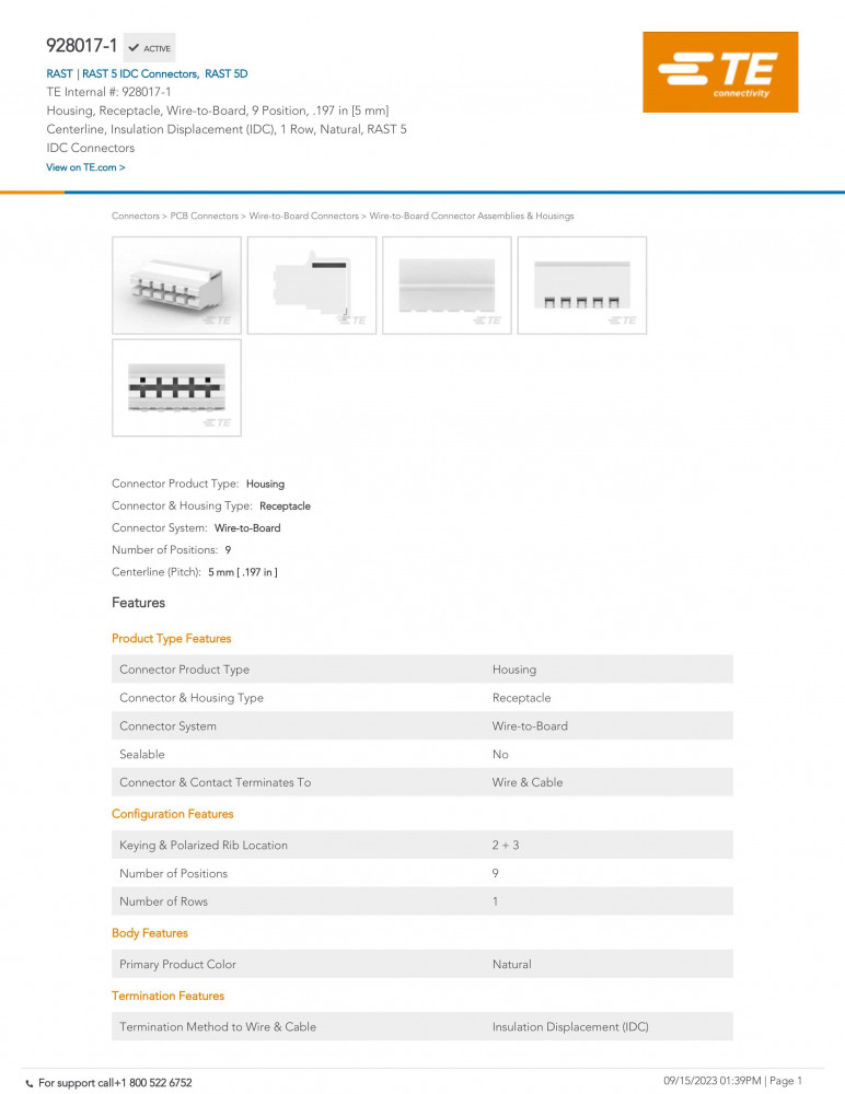 928017-1 technical document page 1
