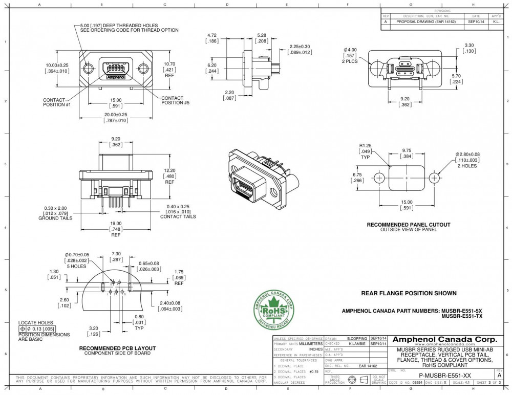 MUSBRE55130 technical drawing page 3
