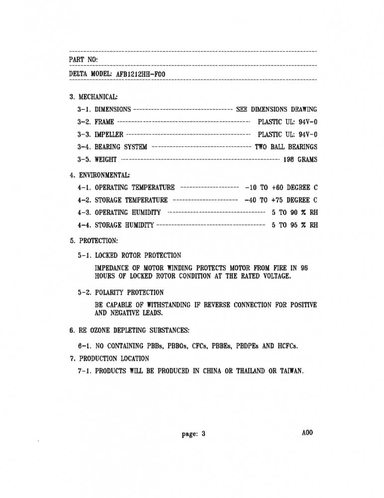AFB1212HH-F00 specification page 3