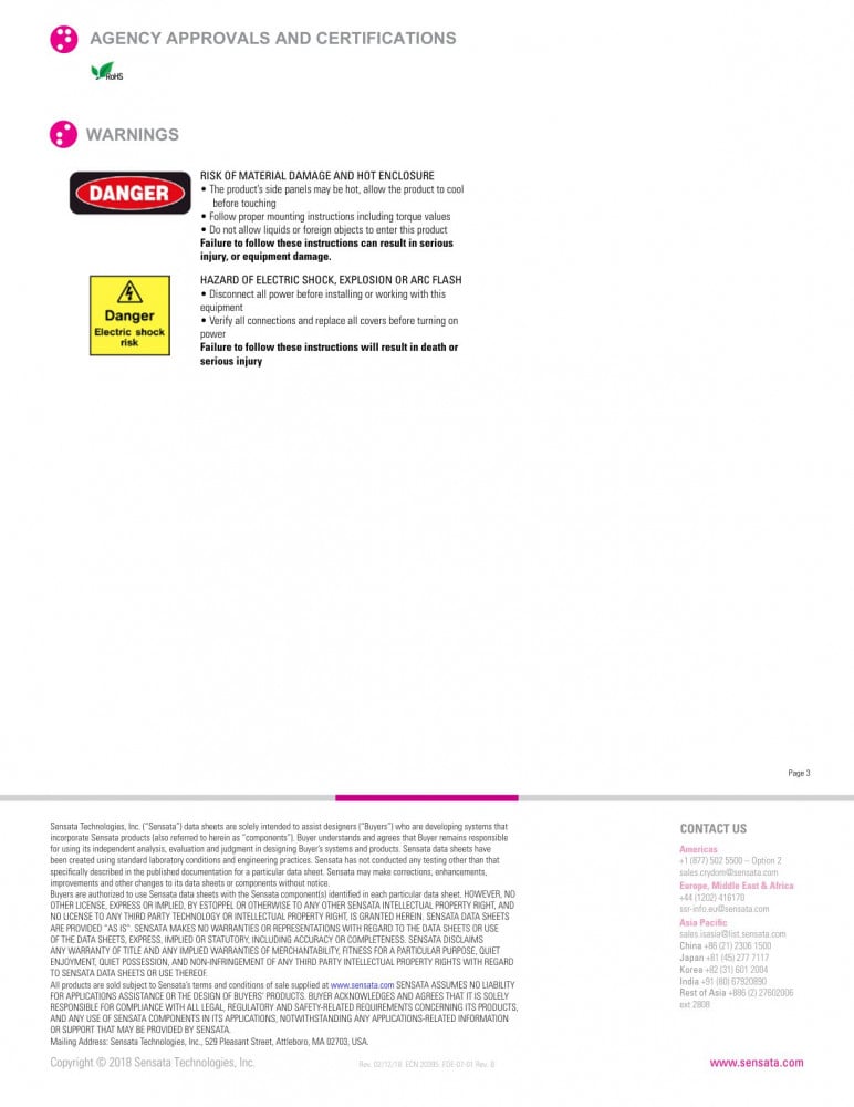 HS103DR technical document page 3