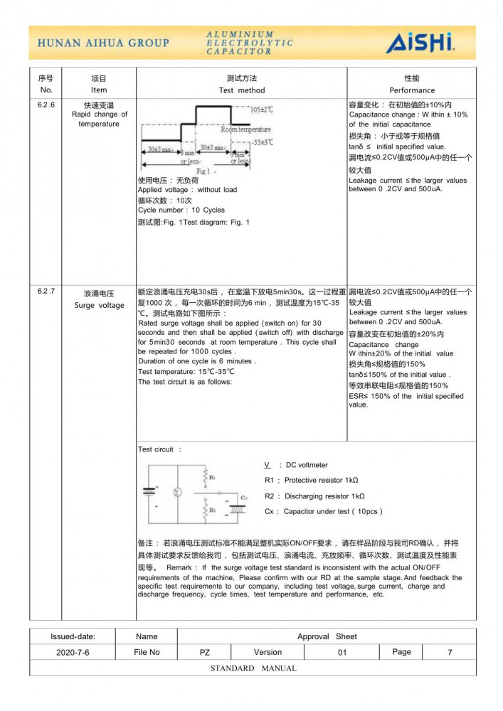 AISHI PZ specification page 7