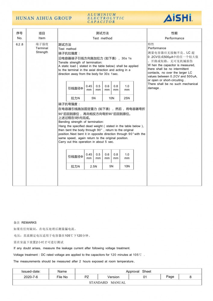 AISHI PZ specification page 8