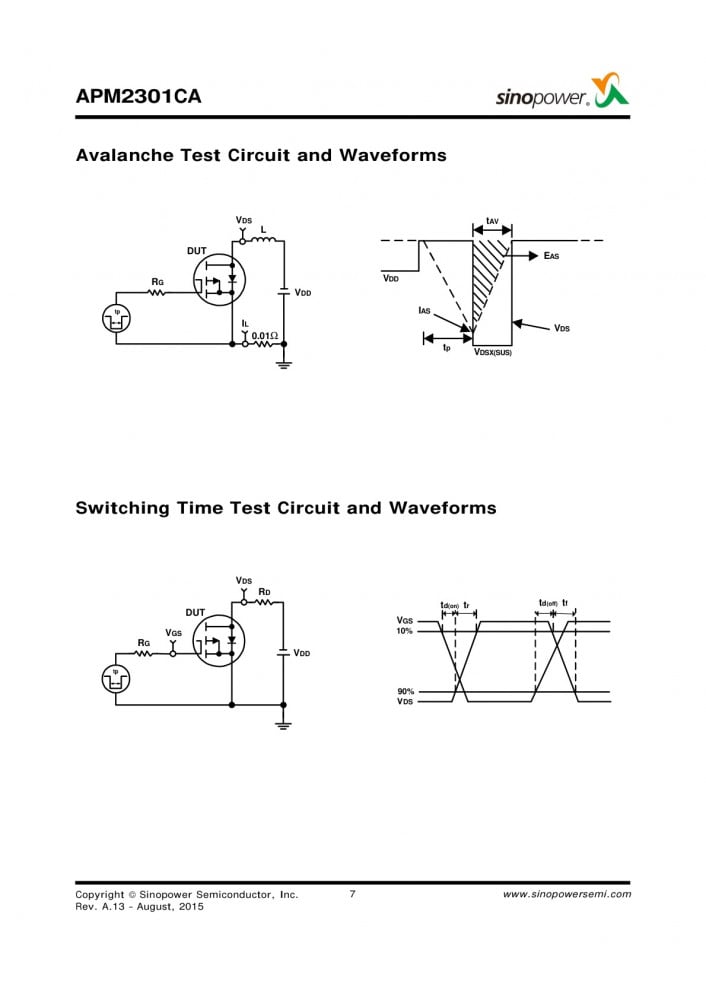APM2301CAC-TRG datasheet page 7