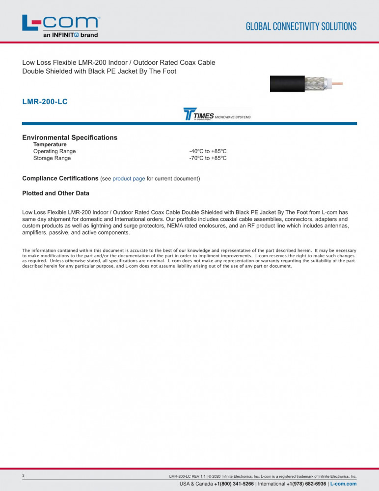 LMR-200-LC technical document page 3