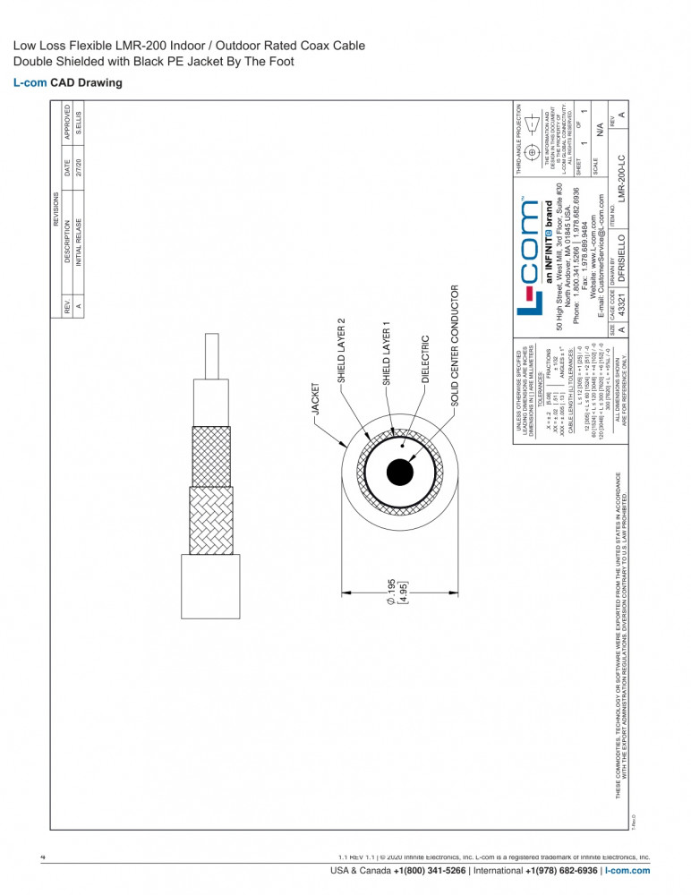 LMR-200-LC technical document page 4