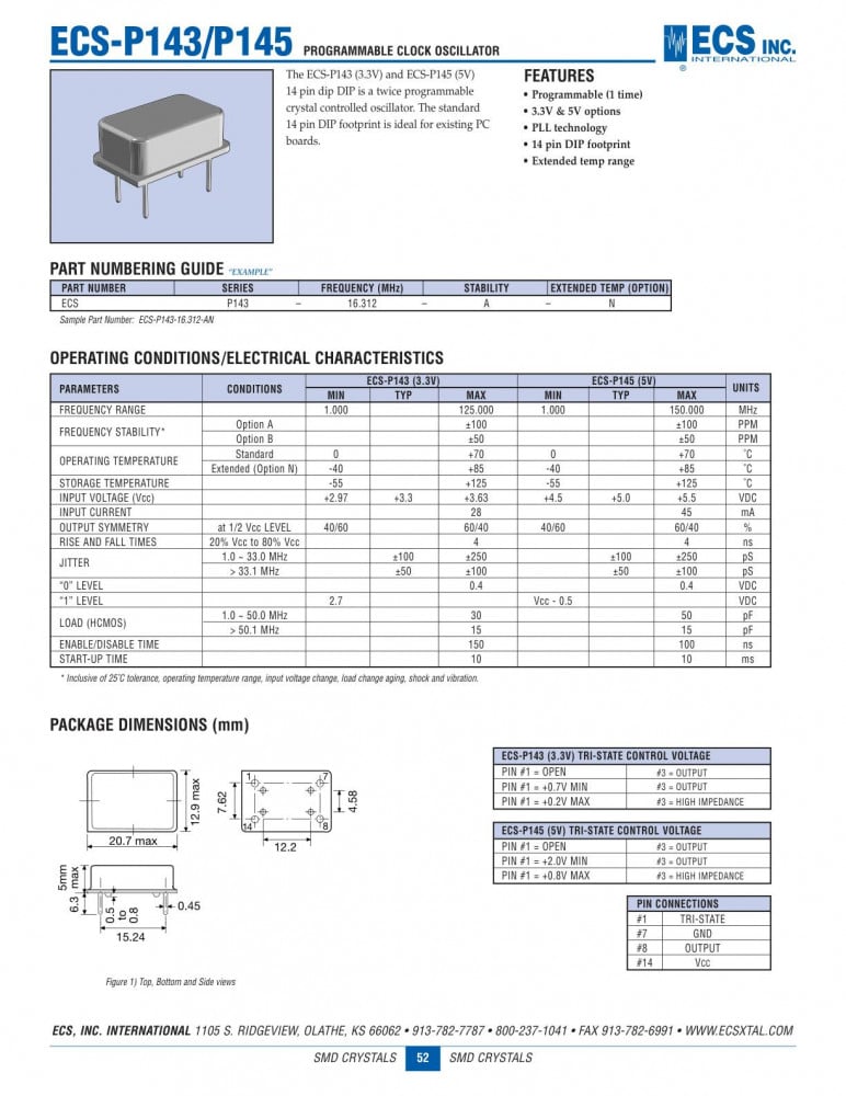 ECS-P143 technical document page