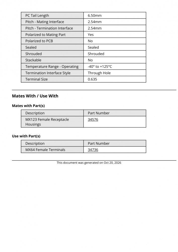 MOLEX 313862021 technical document page 3