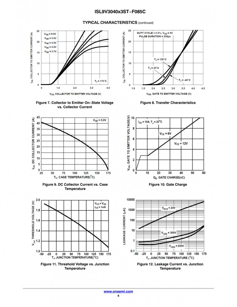 ISL9V3040D3ST-F085C datasheet page 4