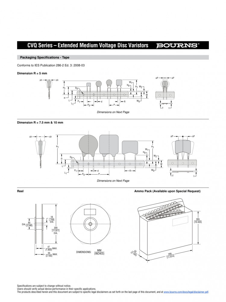 CVQ series datasheet page 10