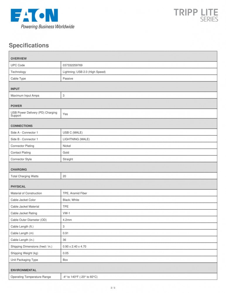 M102-003-HD-SL technical document page 2