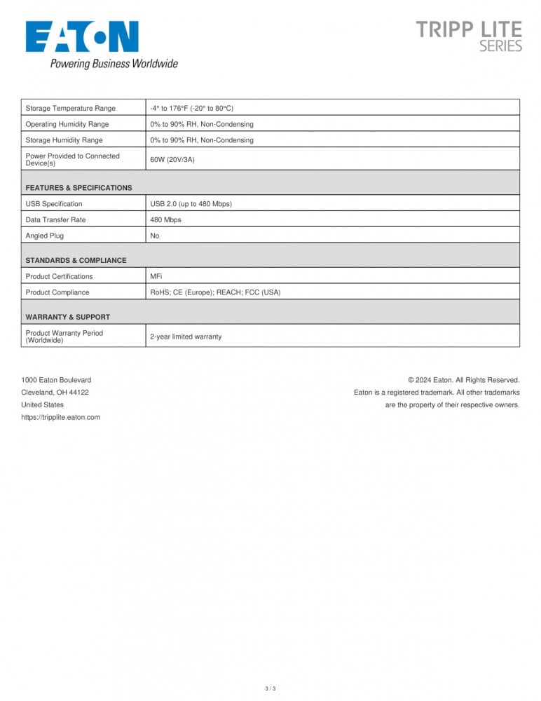 M102-003-HD-SL technical document page 3