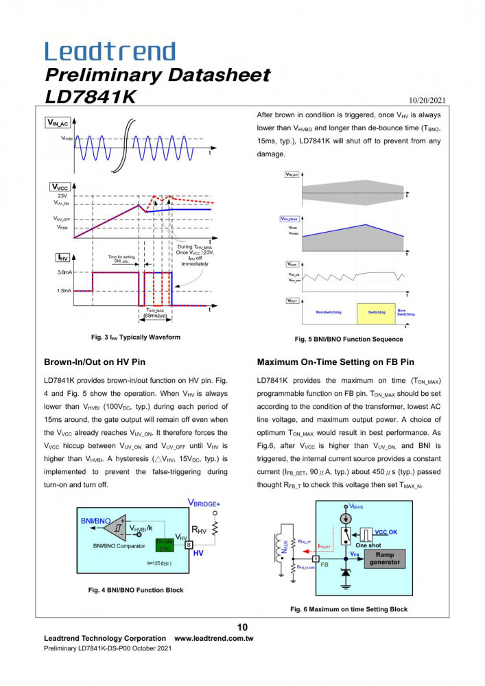 LD7841KGS datasheet page 10