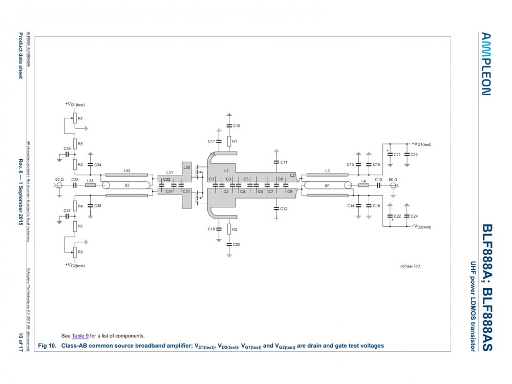BLF888A datasheet page 10