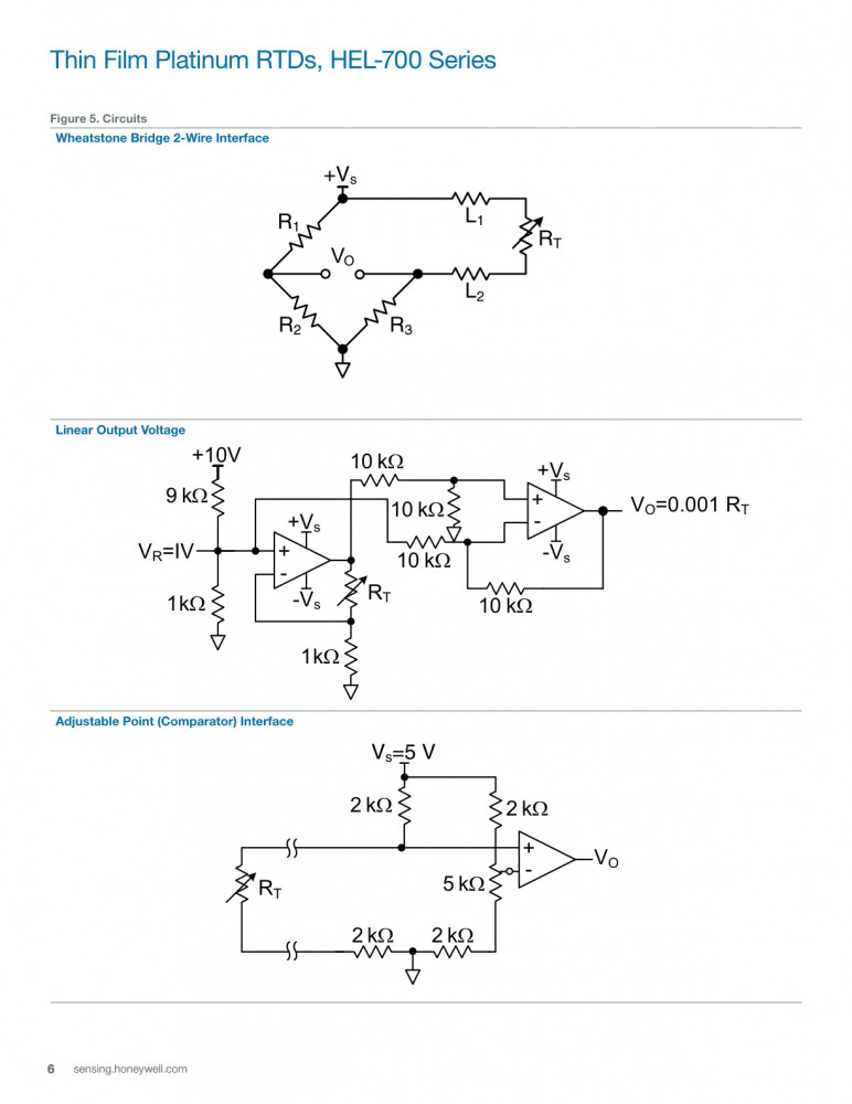 Honeywell HEL-700 Series datasheet page 6