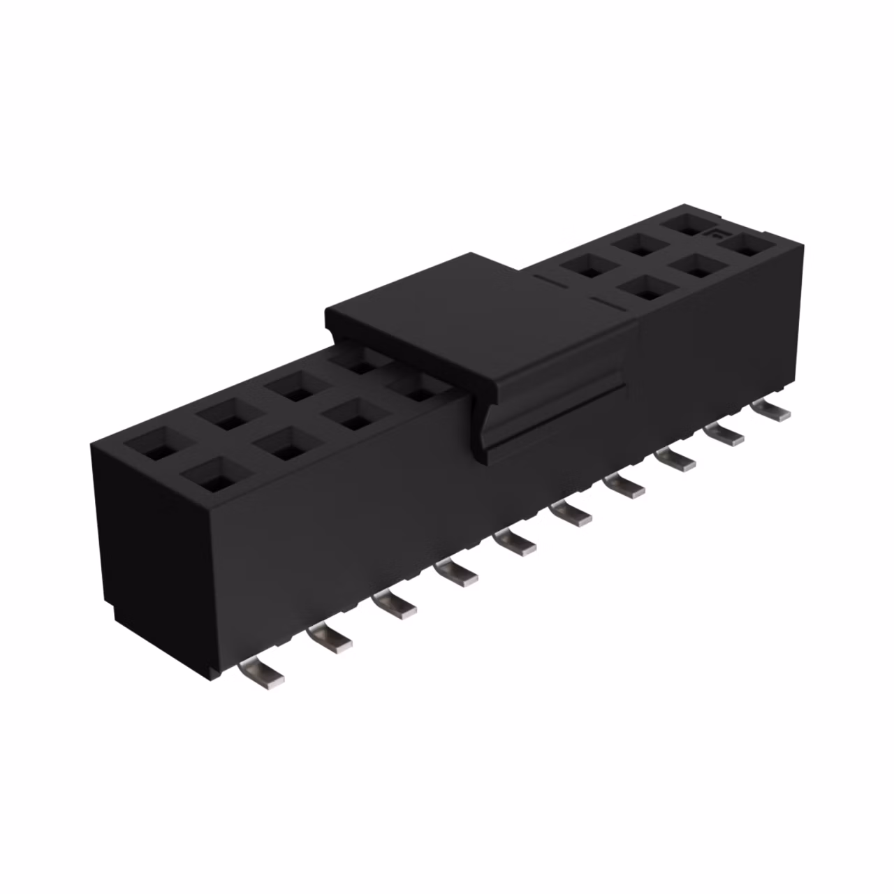 Milli-Grid Receptacle, Surface Mount, Vertical, Top Entry, without Plastic Pegs, with Cap, Tape and Reel, 2.50µm Tin (Sn) Plating, 20 Circuits, Lead-Free for sale