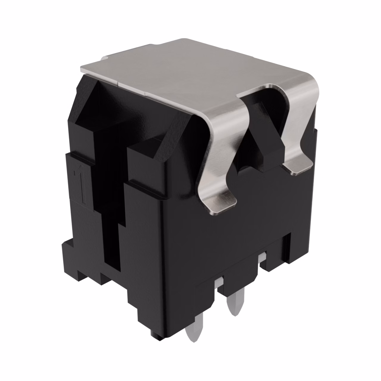 Micro-Fit 3.0 Right-Angle Header, 3.00mm Pitch, Dual Row, 20 Circuits, with PCB Press-fit Metal Retention Clip, 0.38µm Gold Plating, Glow-Wire Capable, Black,  Tape and Reel