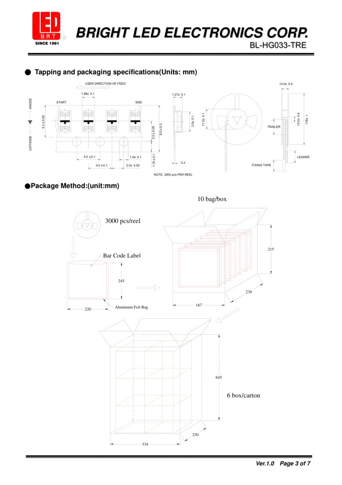 BL-HG033-TRE datasheet page 3