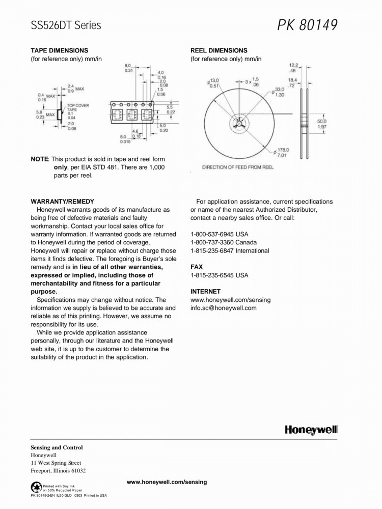 SS526GT technical document page 4