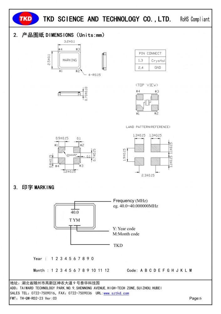 TKD SX32Y040000BC1T001 datasheet page 6