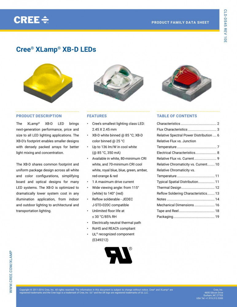 Product document page 1