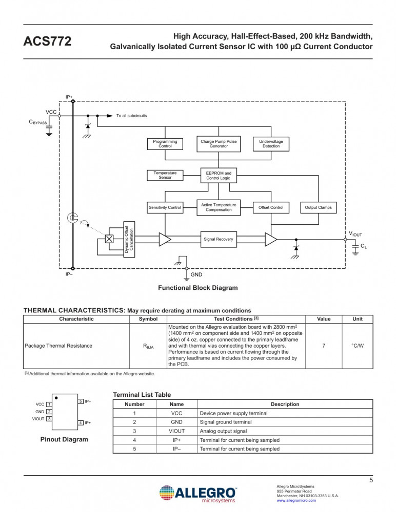 ACS772 datasheet page 5