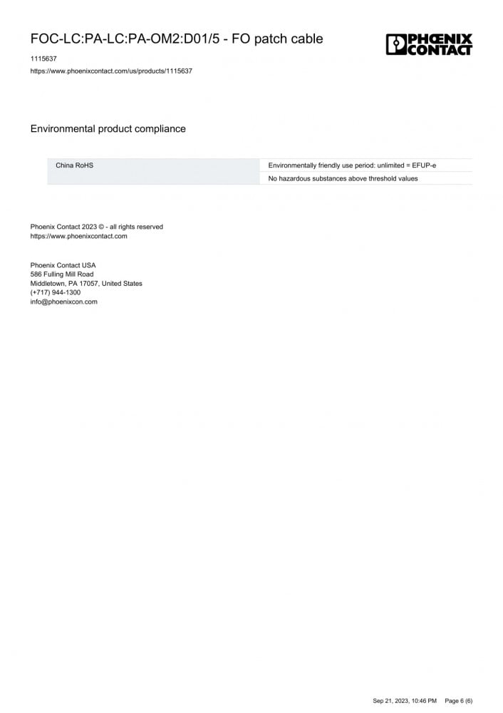 Phoenix Contact 1115637 document page 6