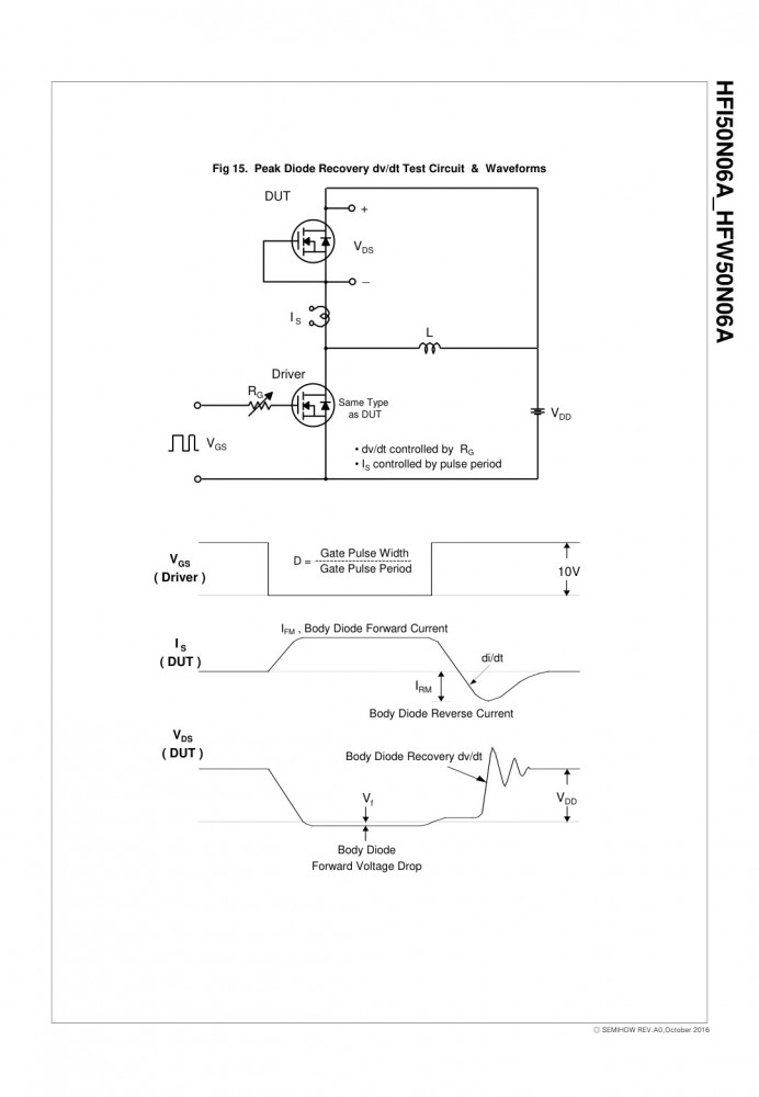 HFW50N06A datasheet page 6
