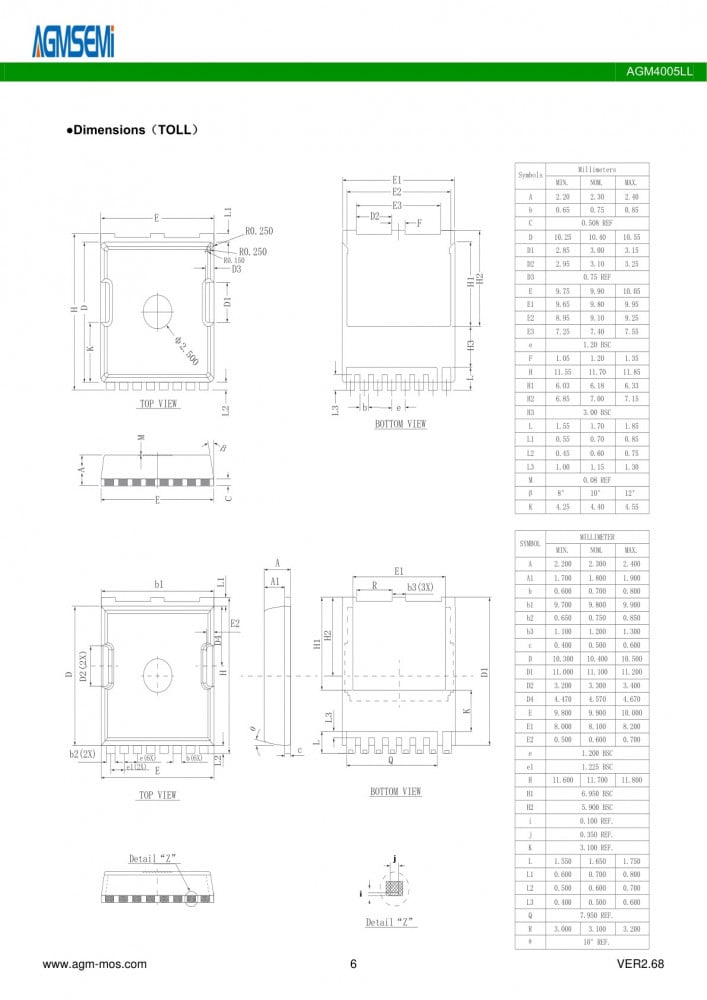 AGM4005LL datasheet page 6