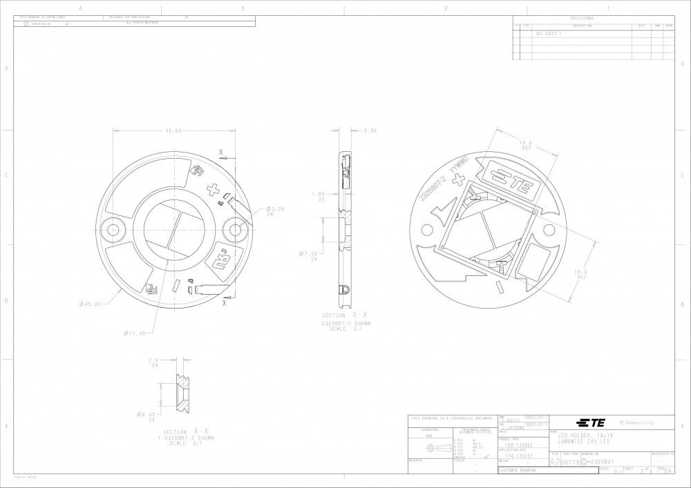 TE Connectivity 4-2325807-2 technical drawing page 2