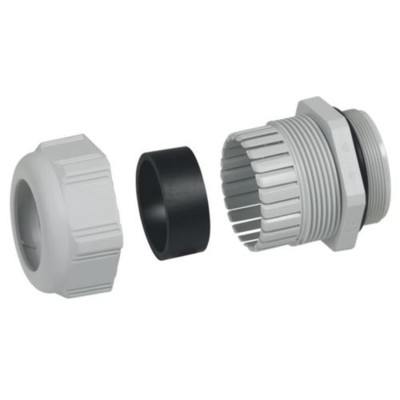 Cable gland plastic IP68 ISO50 RAL 7035 for sale