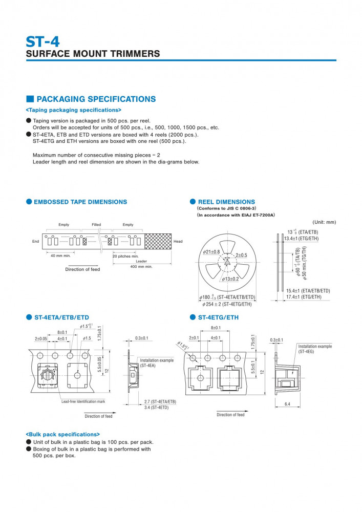 Nidec ST-4E datasheet page 6