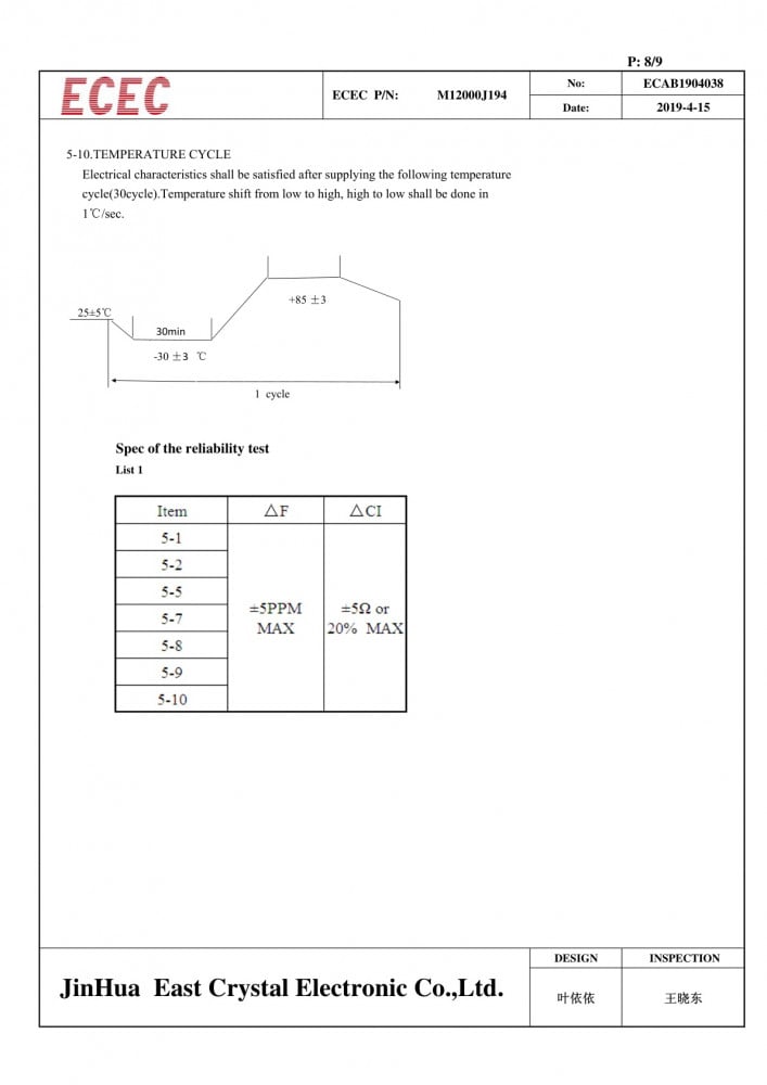 M12000J194 document page 9