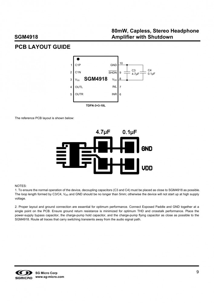 SGM4918B datasheet page 9