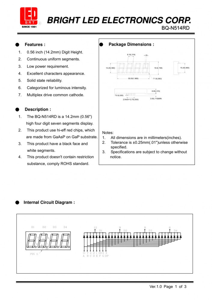 BQ-N514RD package drawing page 1