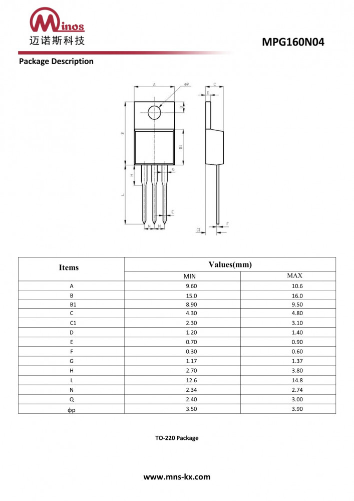 MPG160N04P datasheet page 4