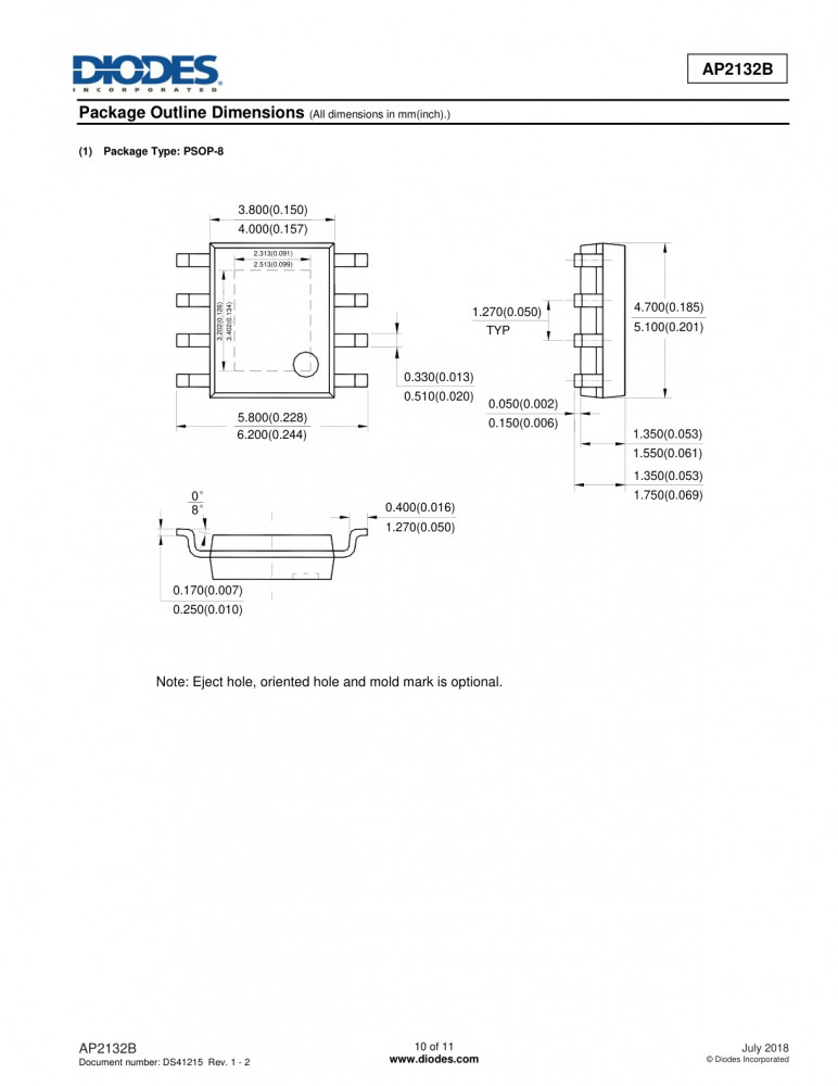 AP2132B datasheet page 10