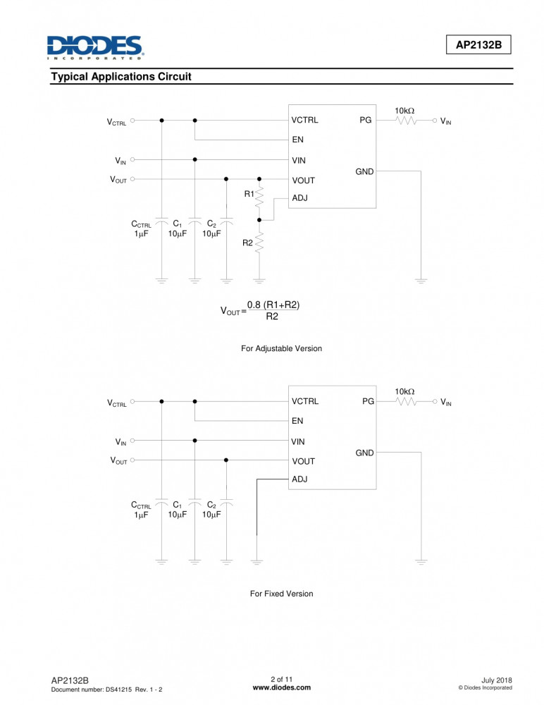AP2132B datasheet page 2